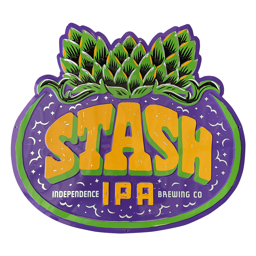 Stash IPA Metal Sign – Independence Brewing